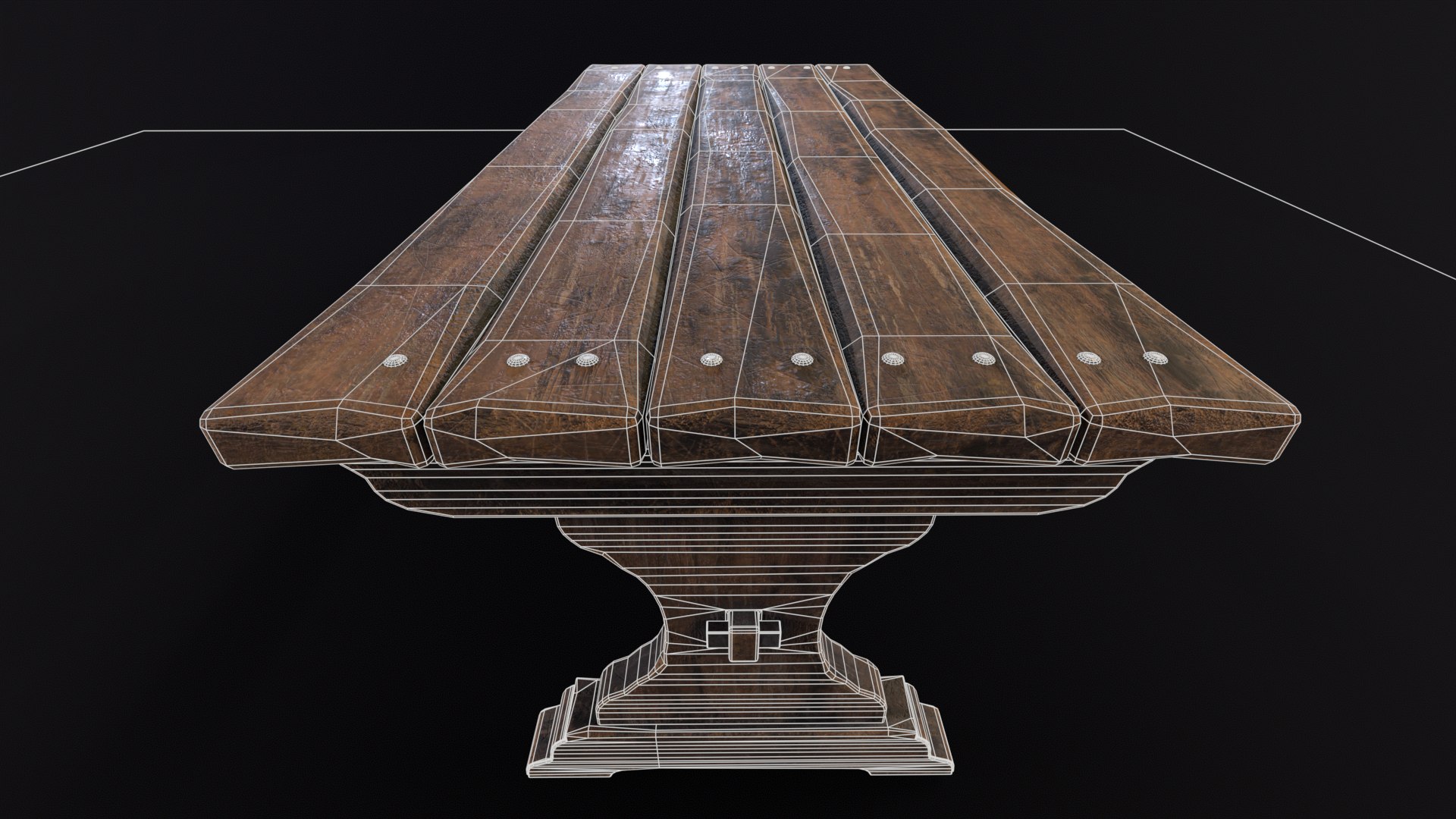 Dungeon End Table 3D Model - TurboSquid 2198257