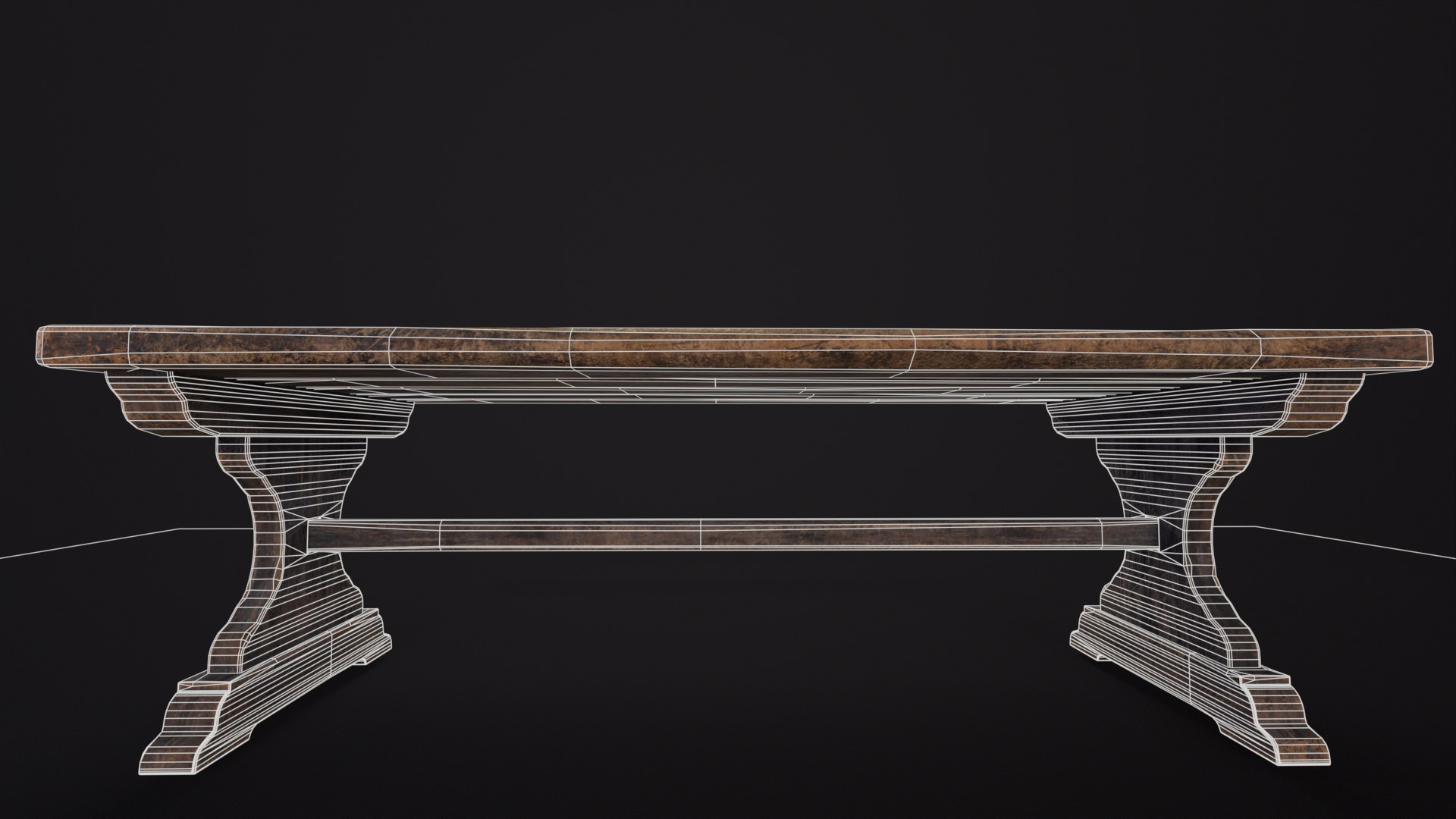Dungeon End Table 3D Model - TurboSquid 2198257
