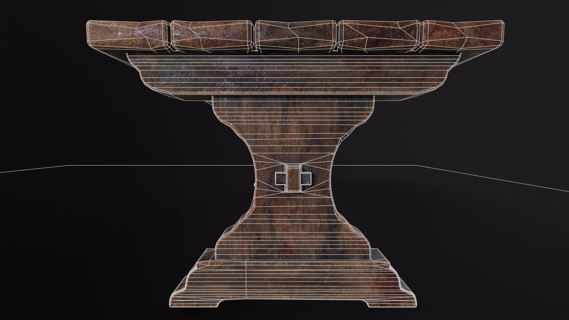 Dungeon End Table 3D Model - TurboSquid 2198257