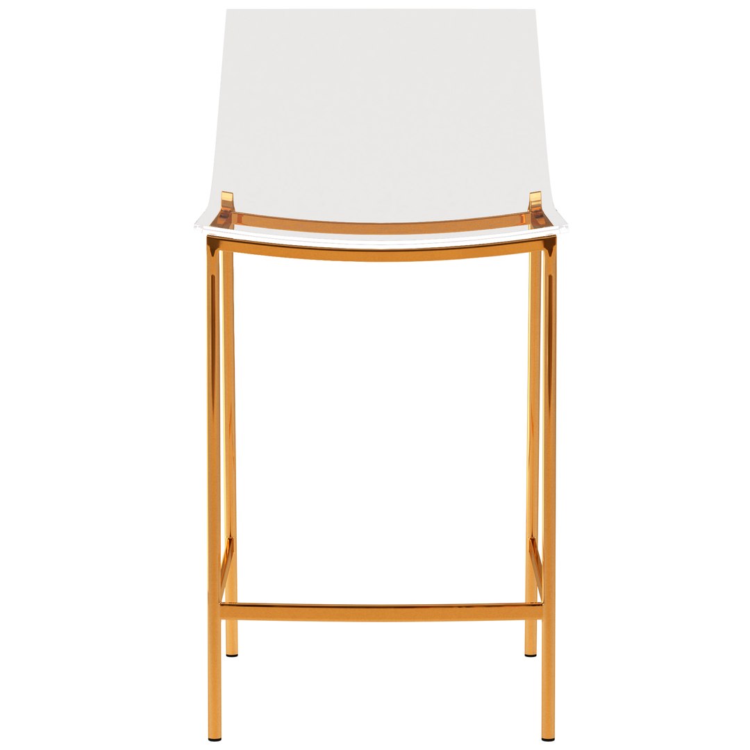 CB2 Chiaro Clear Counter Stool 3D Model - TurboSquid 2163817