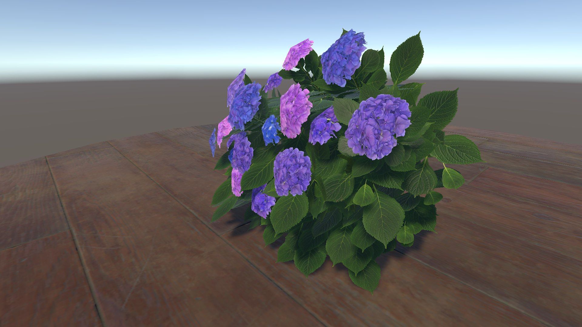 3D Hydrangea bush model - TurboSquid 2052355