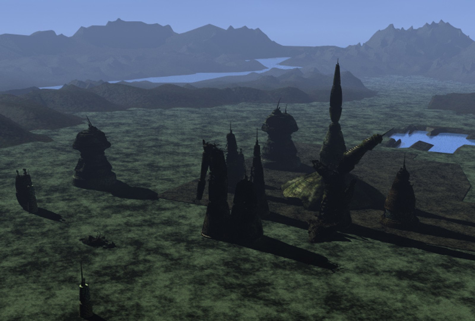 Destroyed Galaxy 3d Model