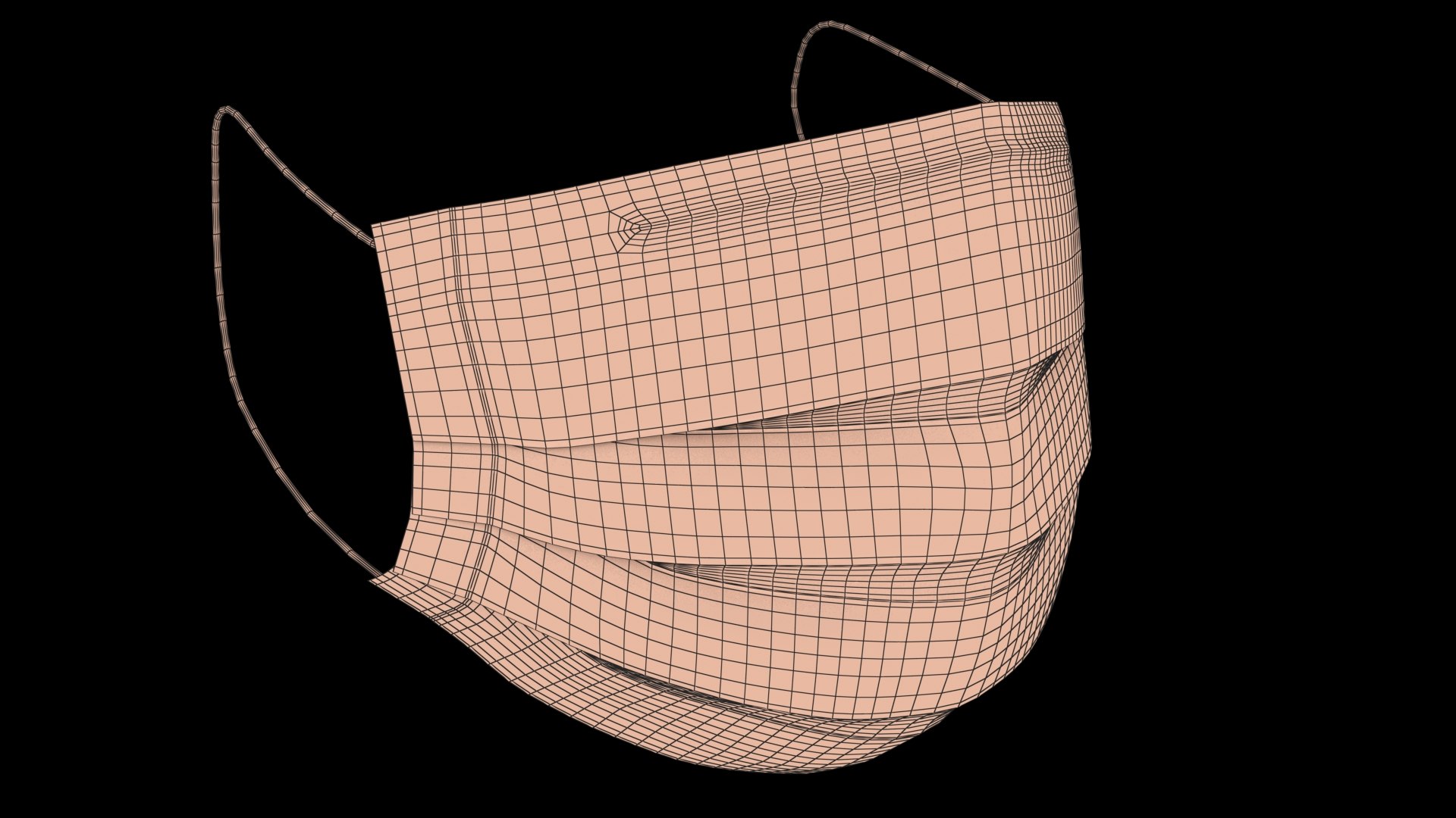 3 layer Disposable Mask PBR 3D model - TurboSquid 1862513