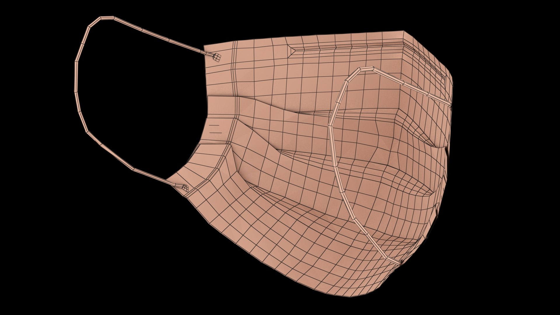 3 layer Disposable Mask PBR 3D model - TurboSquid 1862513