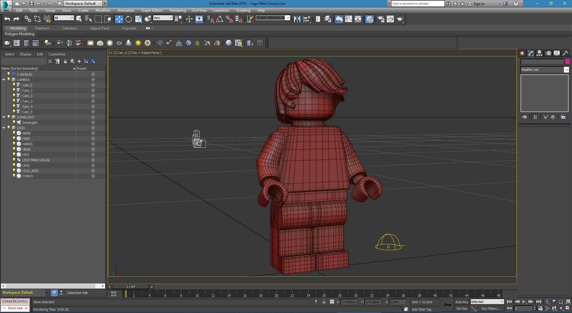 3d max lego man