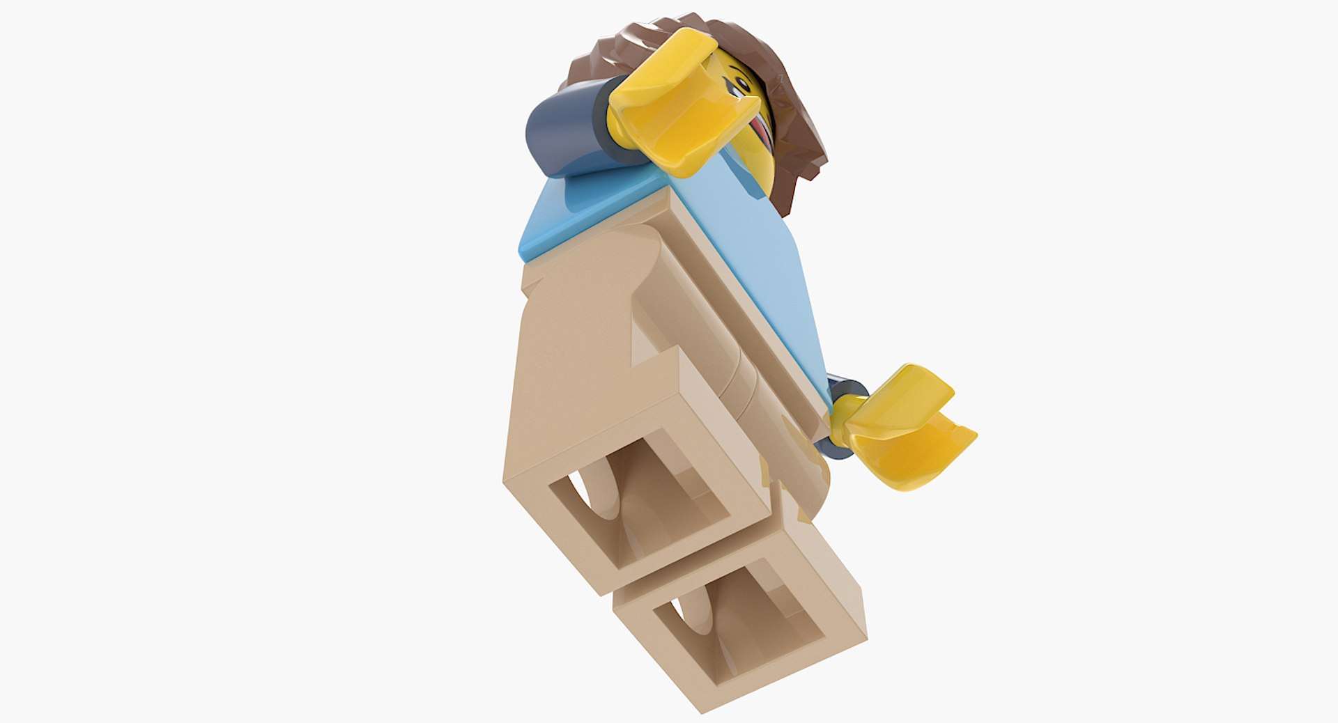 3d max lego man