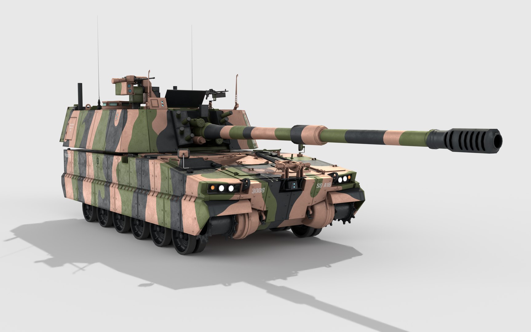 3D AS9 Huntsman K-9 Thunder Model - TurboSquid 2206717