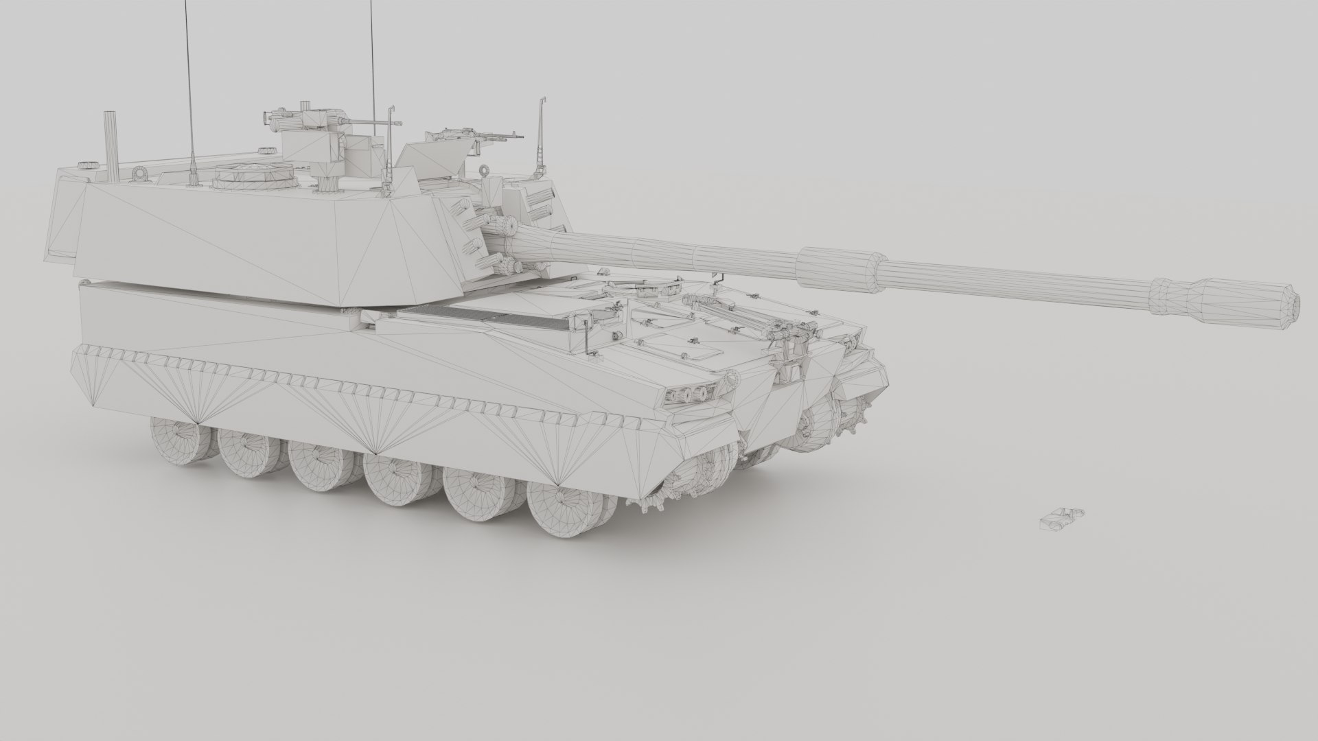 3D AS9 Huntsman K-9 Thunder Model - TurboSquid 2206717