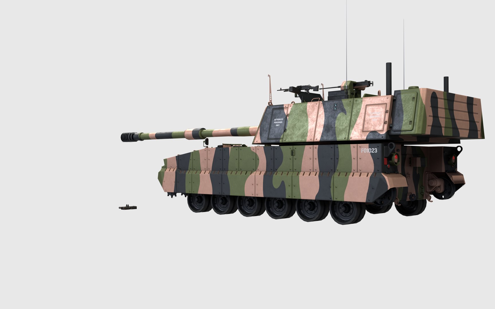 3D AS9 Huntsman K-9 Thunder Model - TurboSquid 2206717