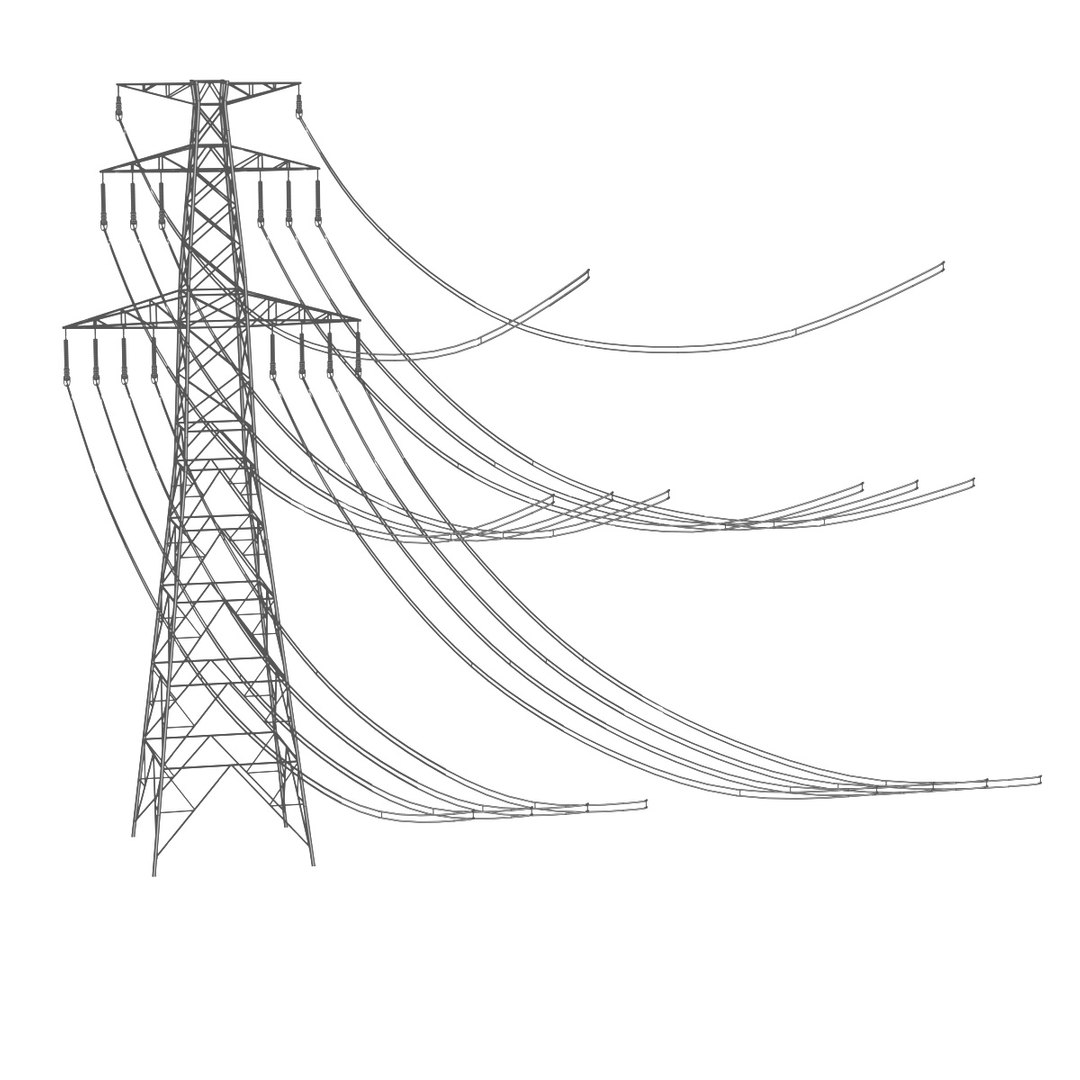 3d Electric Line Model