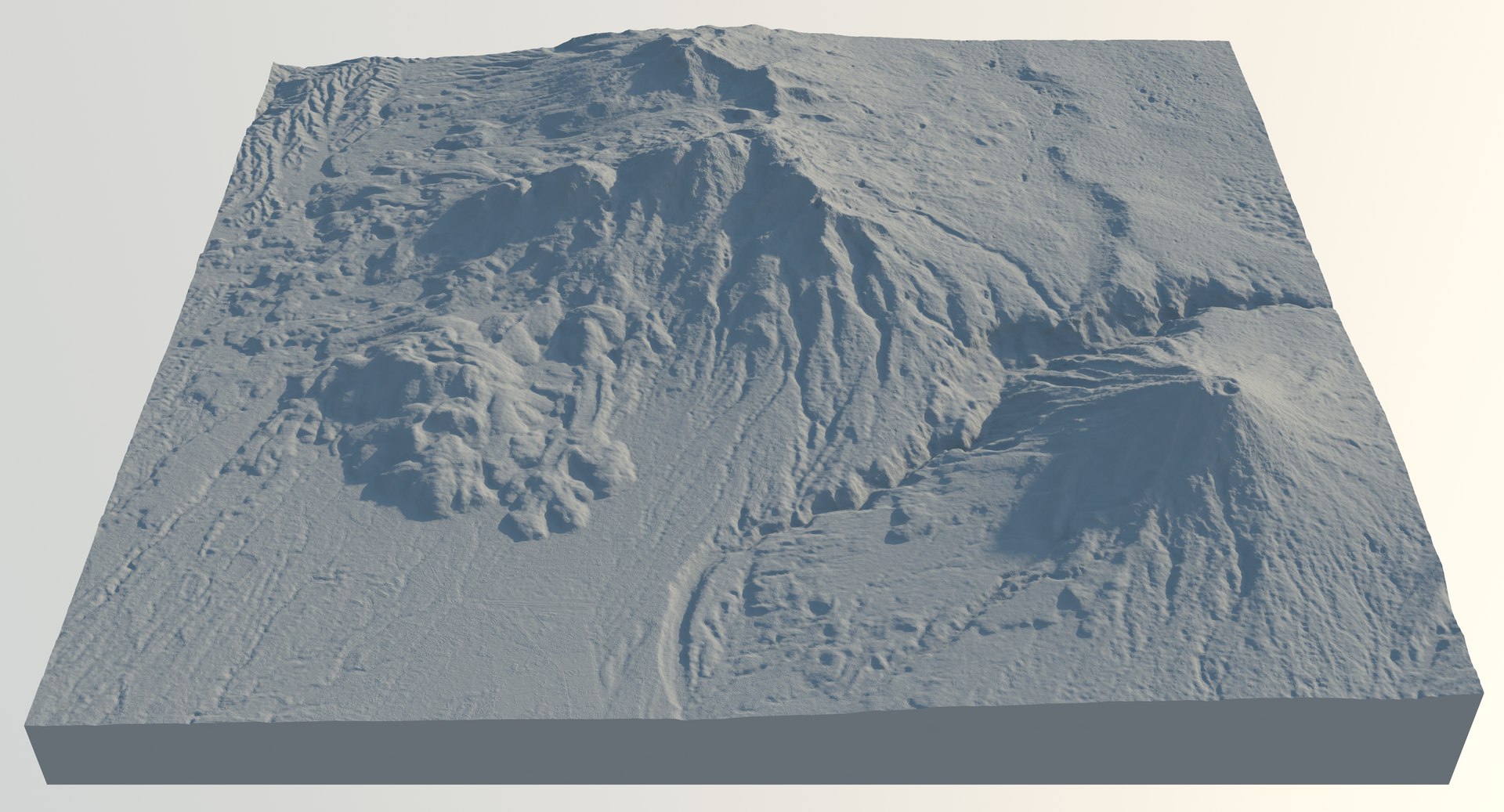 Volcano Landscape 8 3d Model