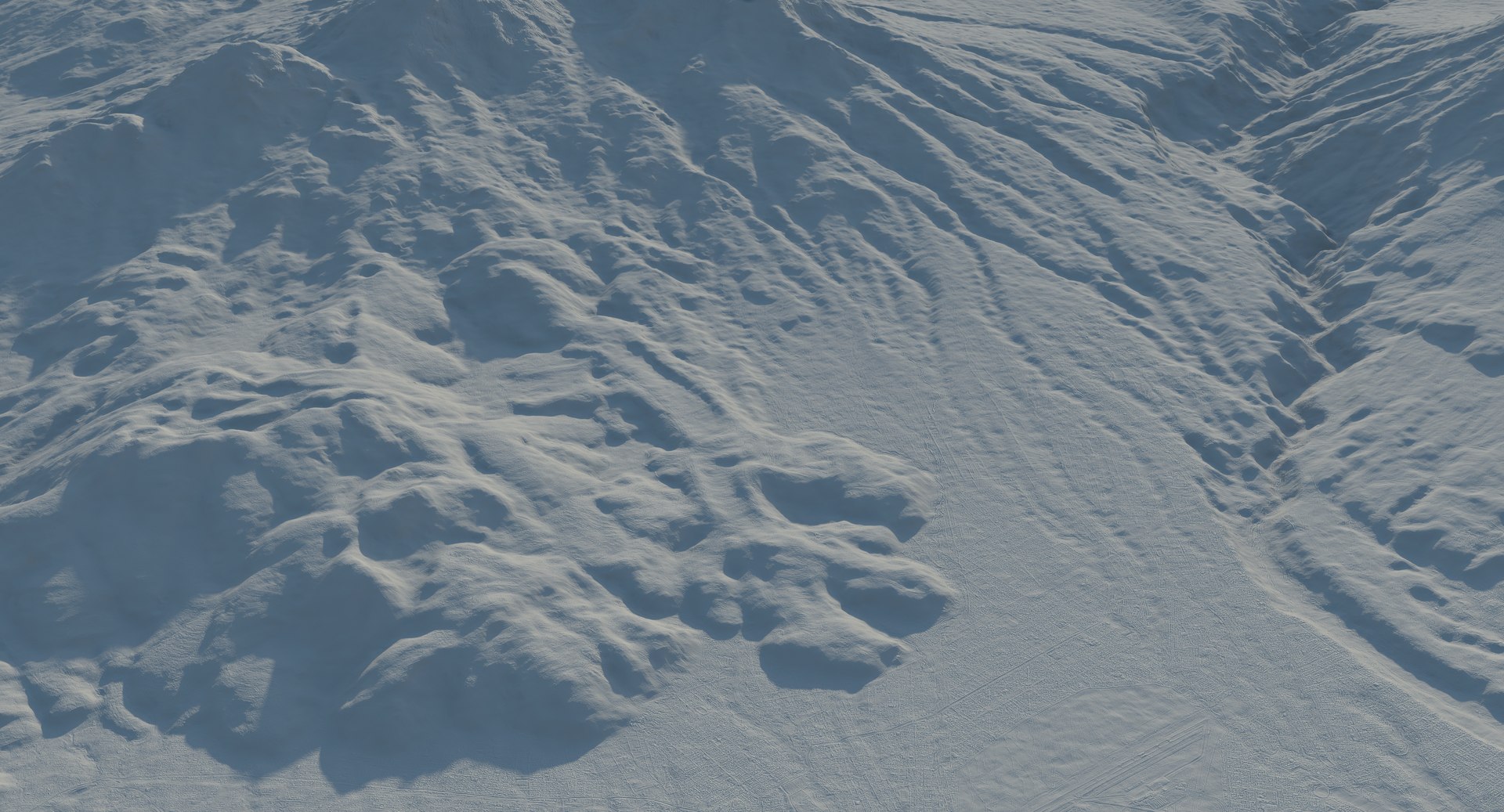 Volcano Landscape 8 3d Model