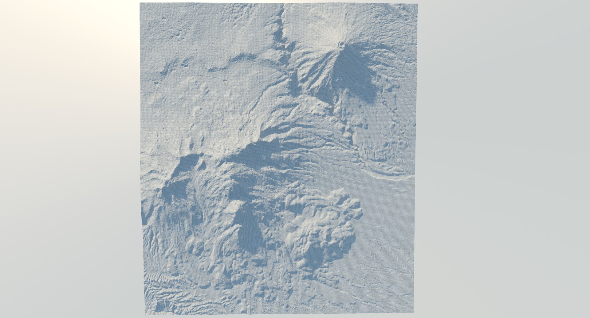 Volcano Landscape 8 3d Model