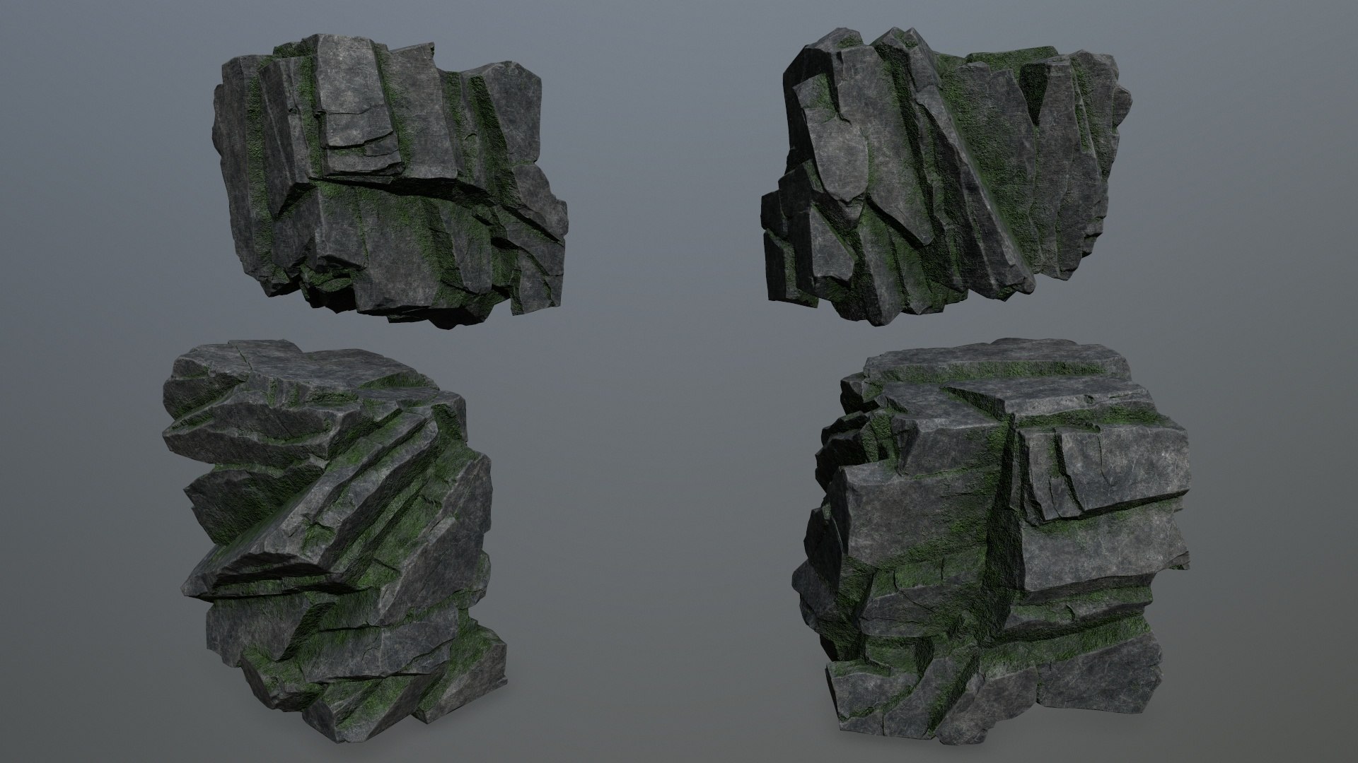 3D cliff rocks model - TurboSquid 2030492