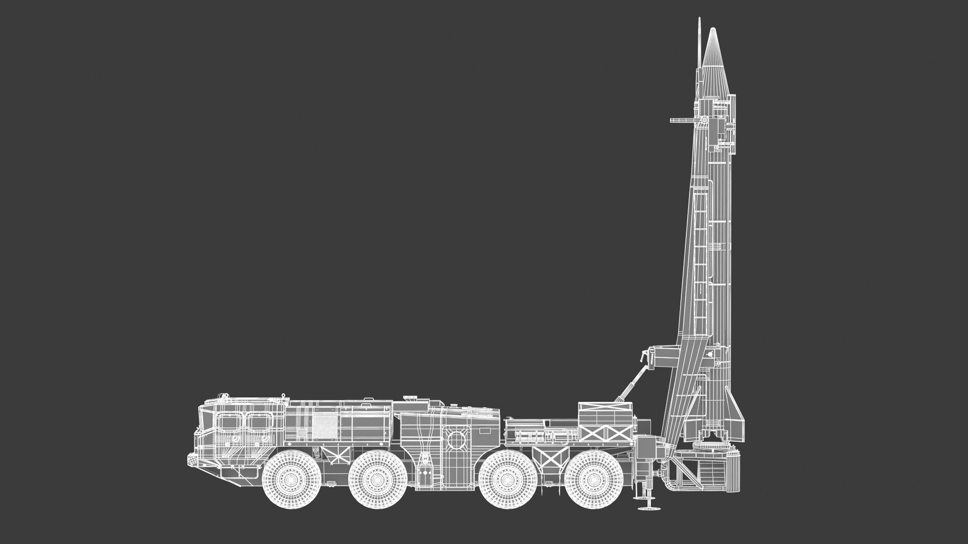 3D Model Scud Missile - TurboSquid 1796305