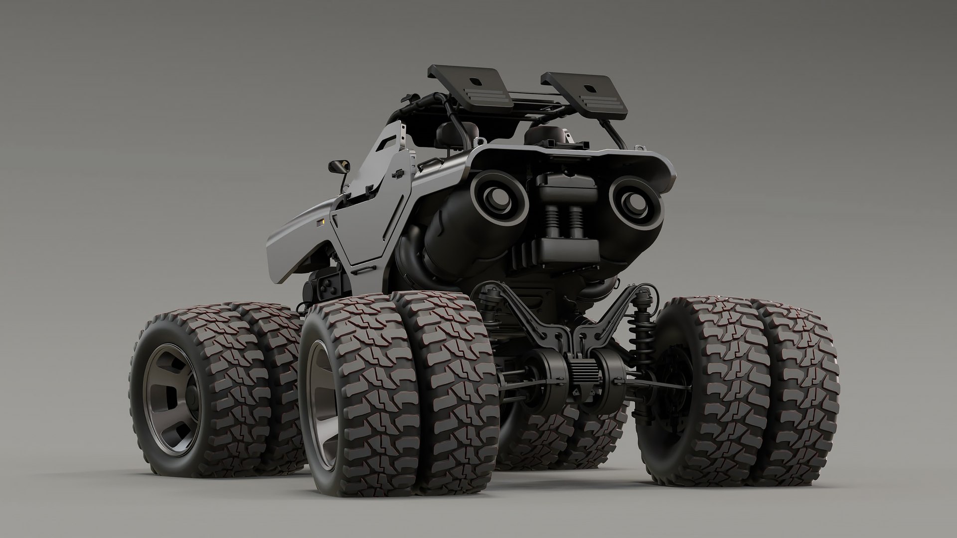 3D Model Monster Truck - TurboSquid 2105161