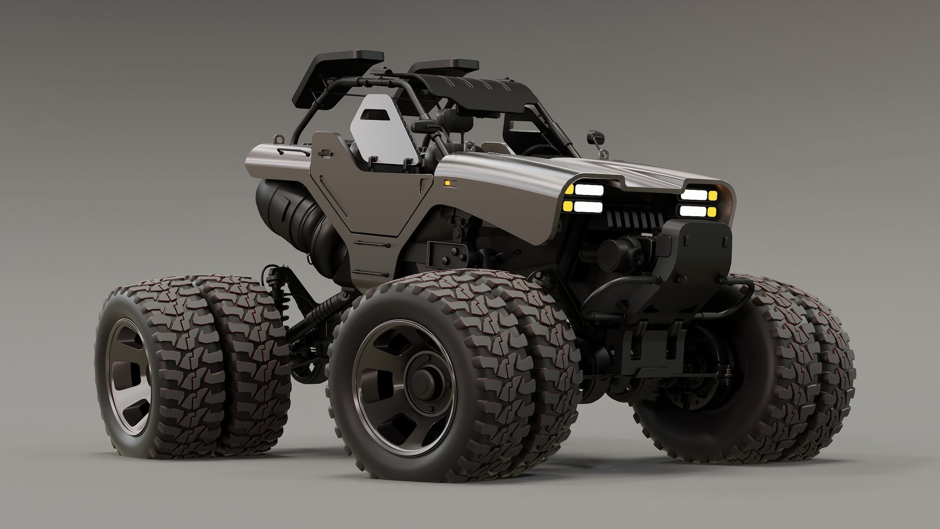 3D Model Monster Truck - TurboSquid 2105161