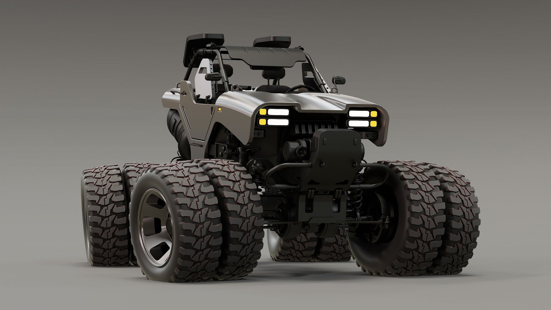 3D Model Monster Truck - TurboSquid 2105161