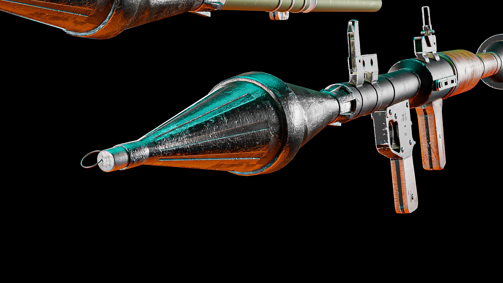 3D RPG-7 Old Scratched And Dirty - TurboSquid 2077113