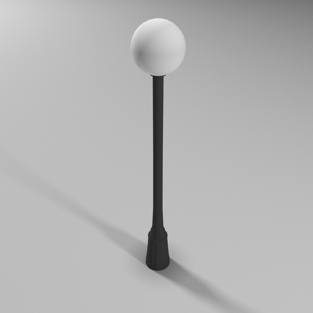 Lamppost light 3D model - TurboSquid 1587875