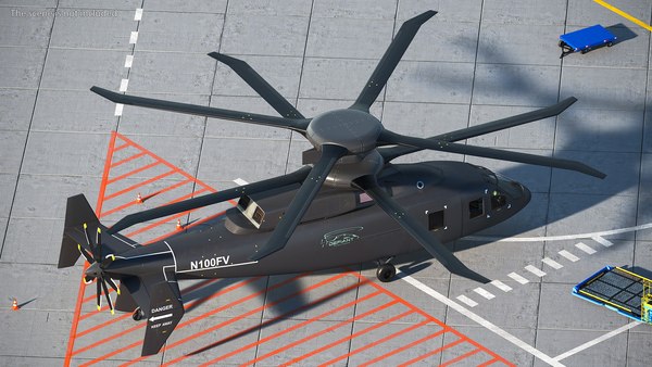 SB-1 Defiant Helicopter 3D - TurboSquid 1845816