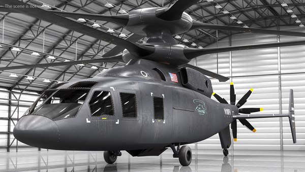 SB-1 Defiant Helicopter 3D - TurboSquid 1845816