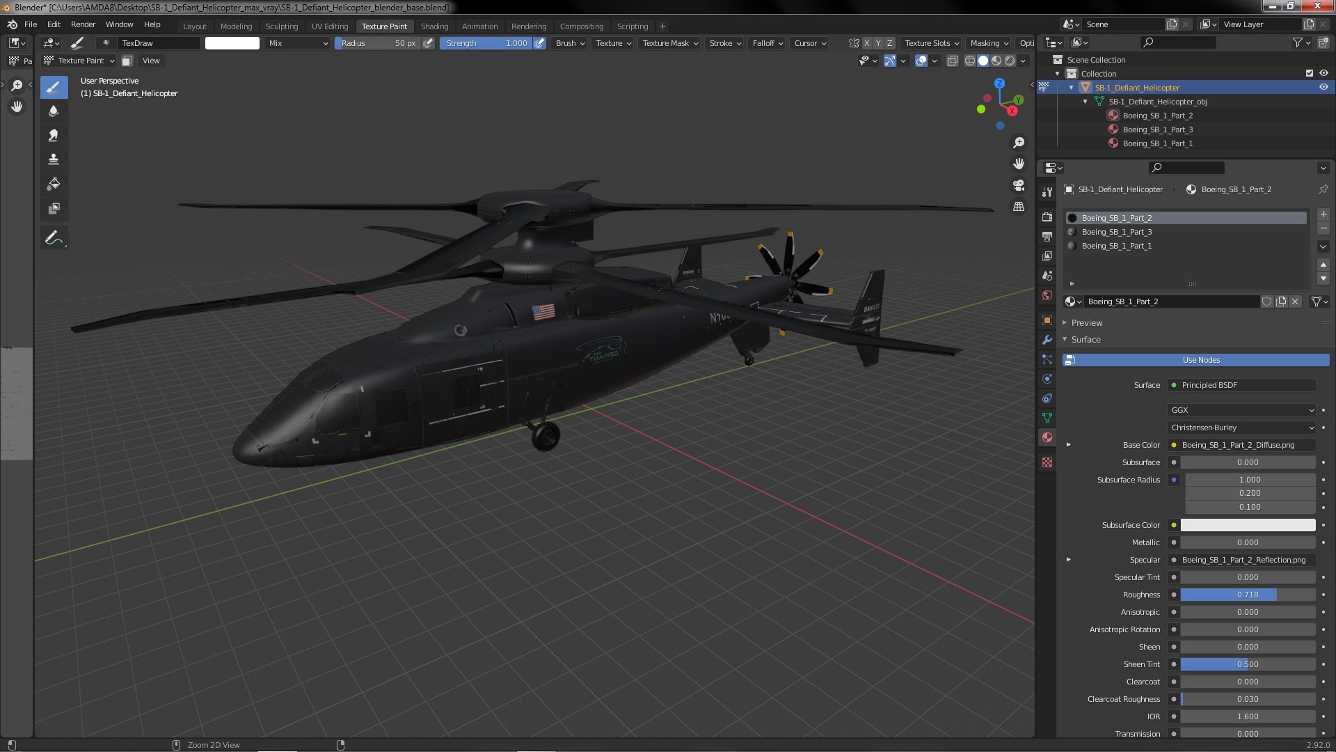 SB-1 Defiant Helicopter 3D - TurboSquid 1845816