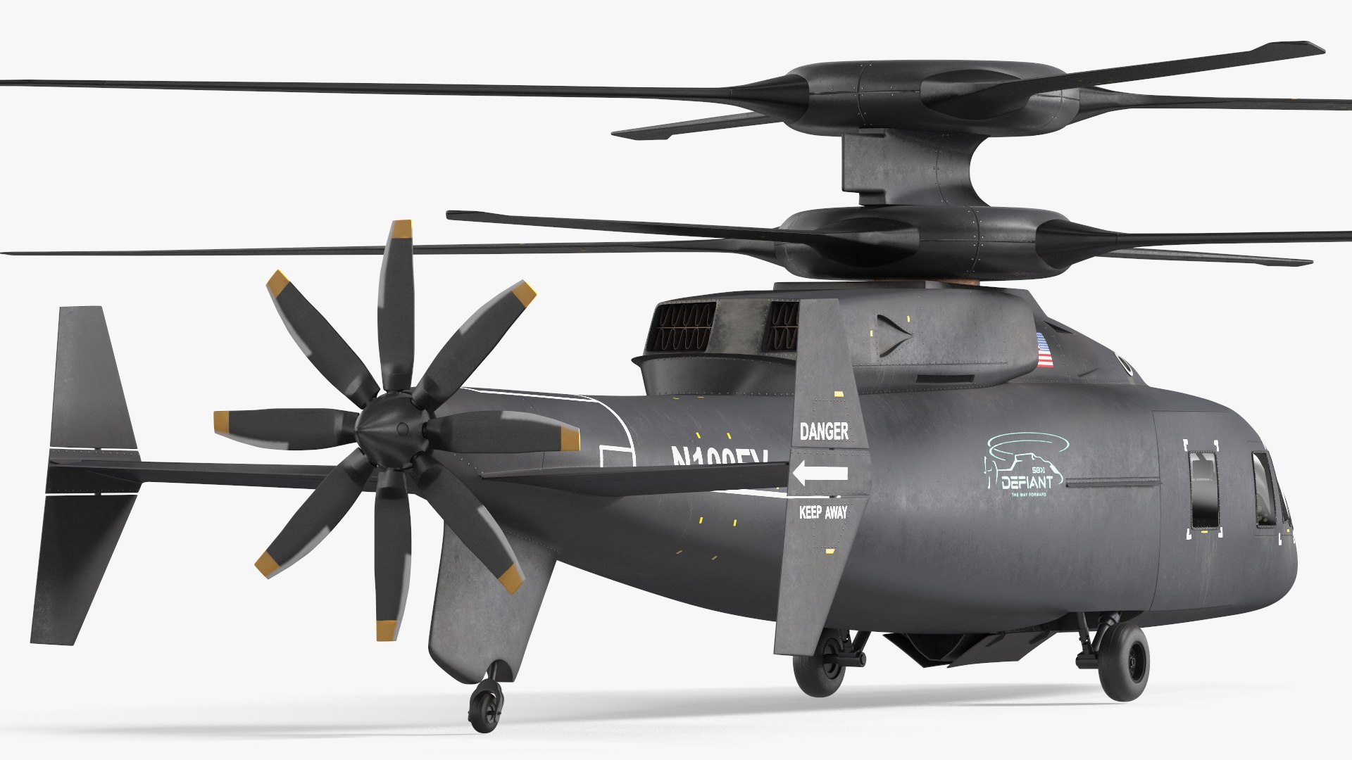 SB-1 Defiant Helicopter 3D - TurboSquid 1845816