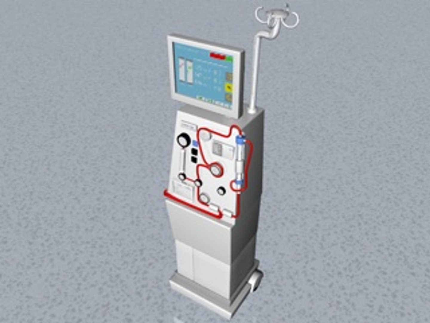 3d model dialysis machine