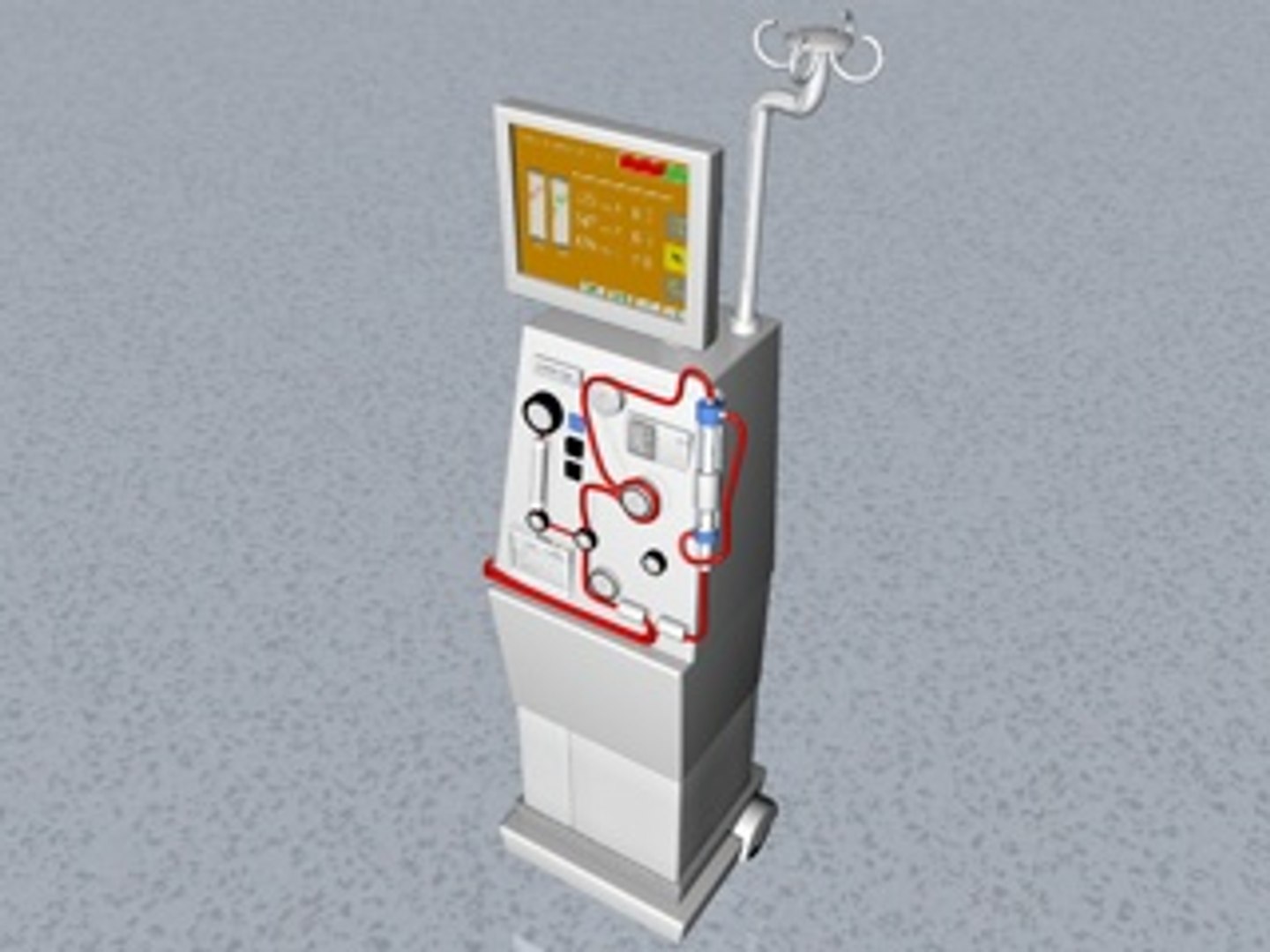 3d model dialysis machine