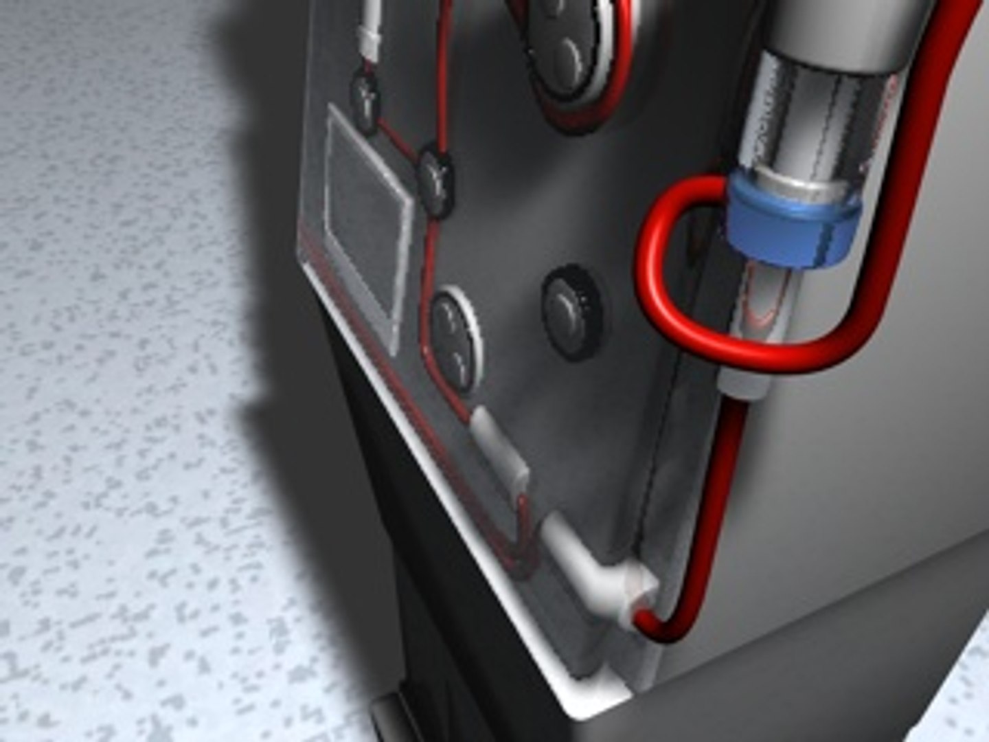 3d model dialysis machine