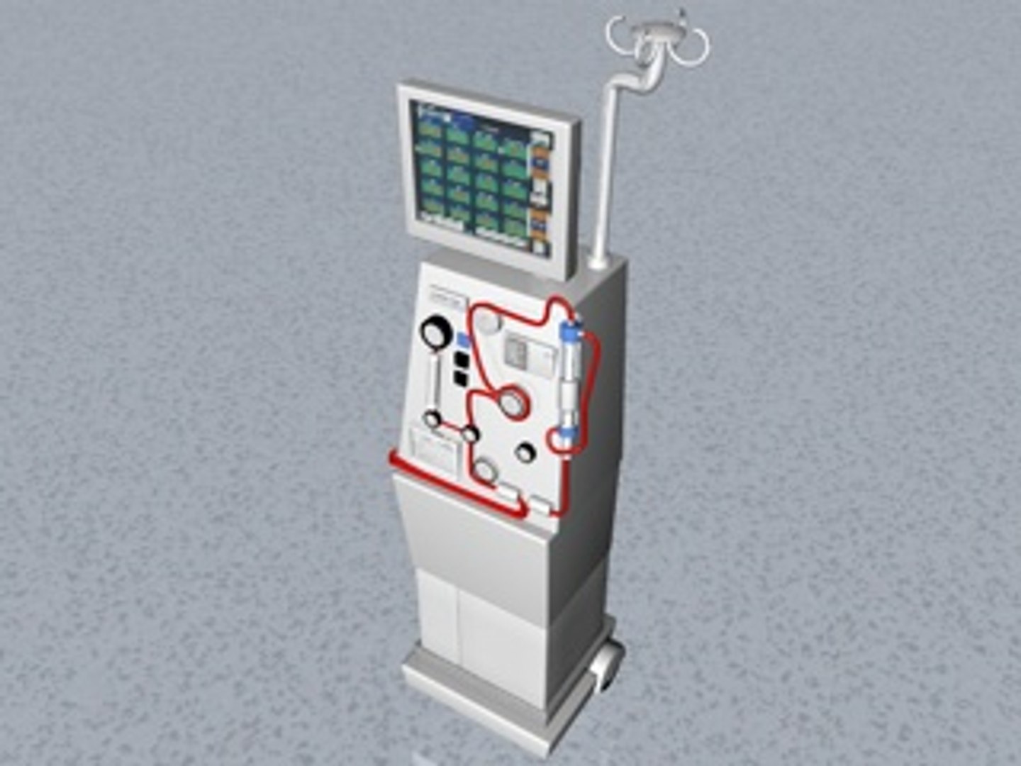 3d model dialysis machine