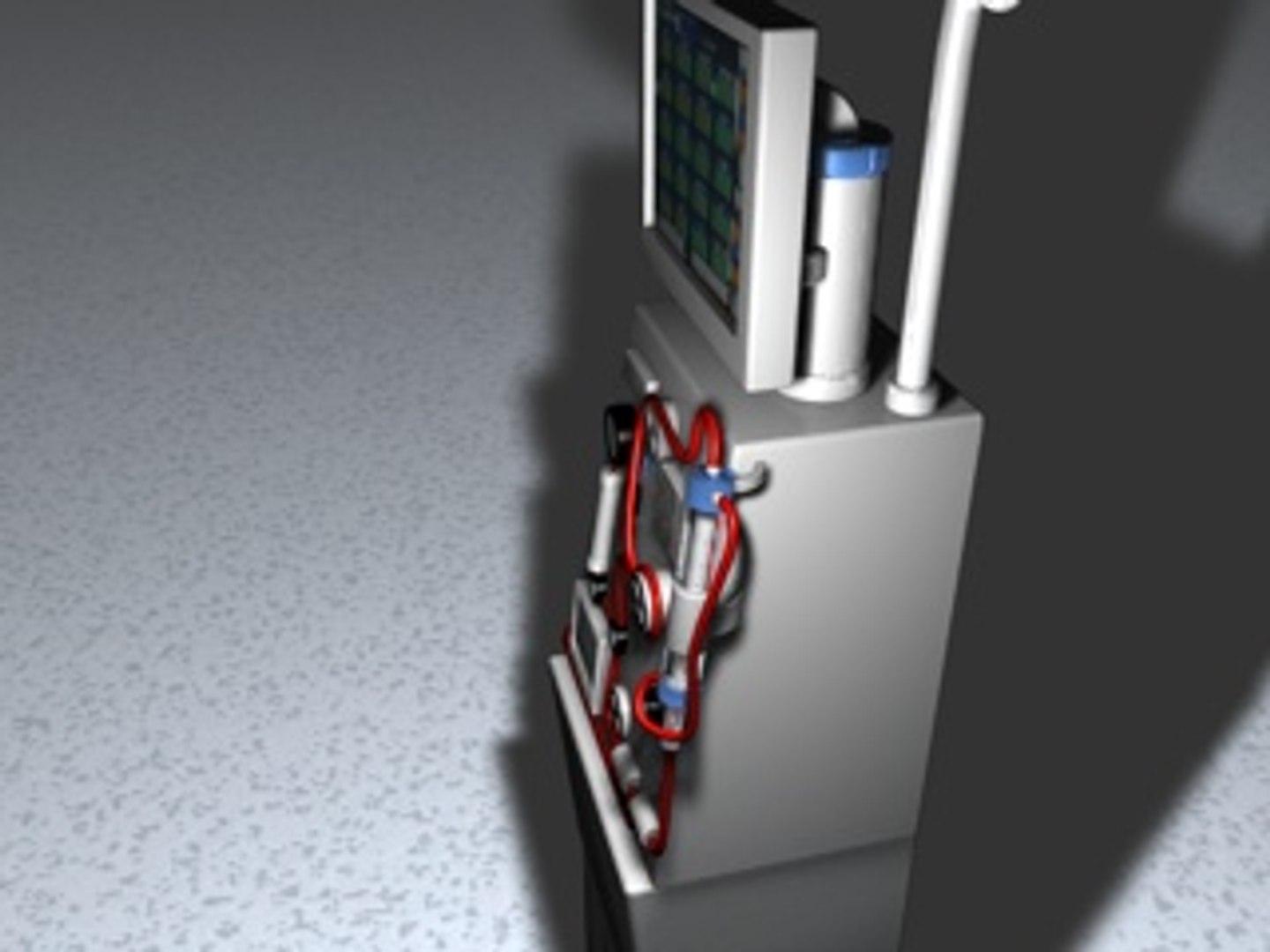 3d model dialysis machine
