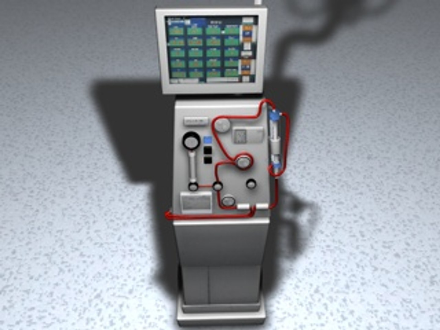 3d model dialysis machine