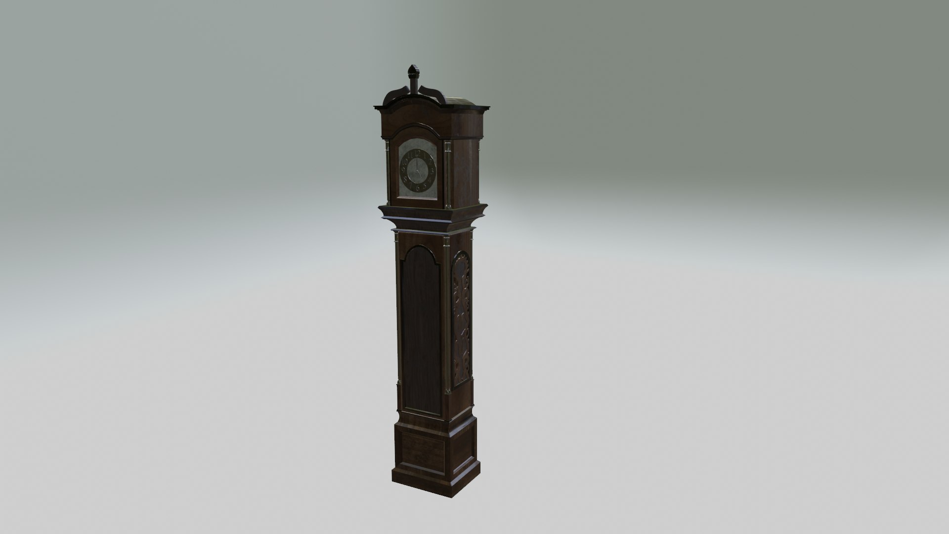 3D Grandfather Clock - TurboSquid 2058483