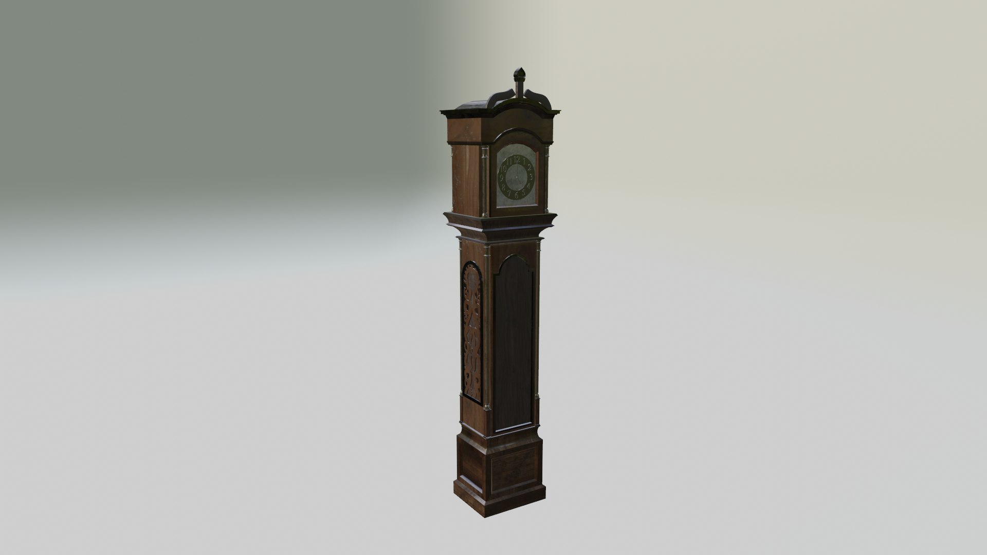 3D Grandfather Clock - TurboSquid 2058483