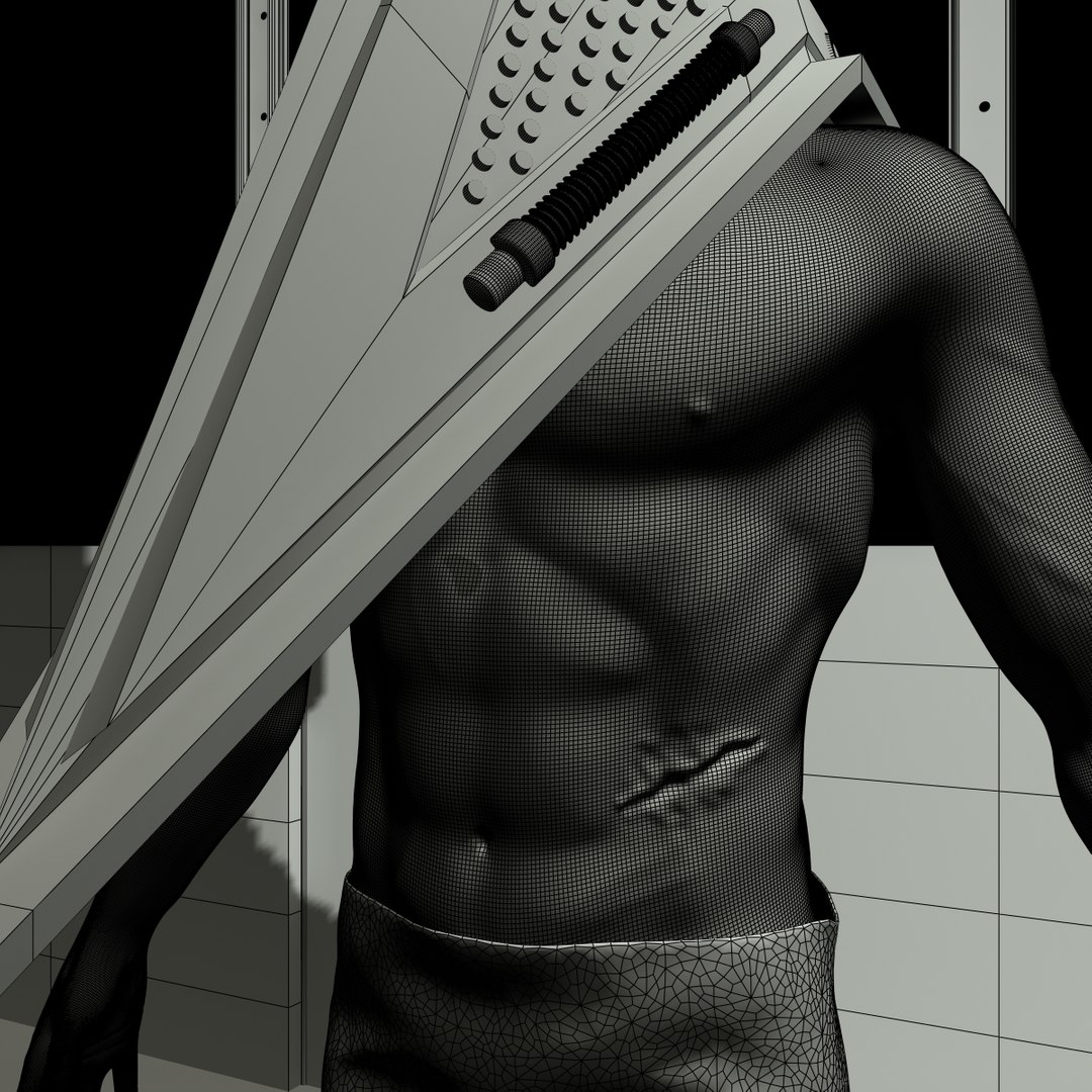 3d Model Scene Pyramid Head