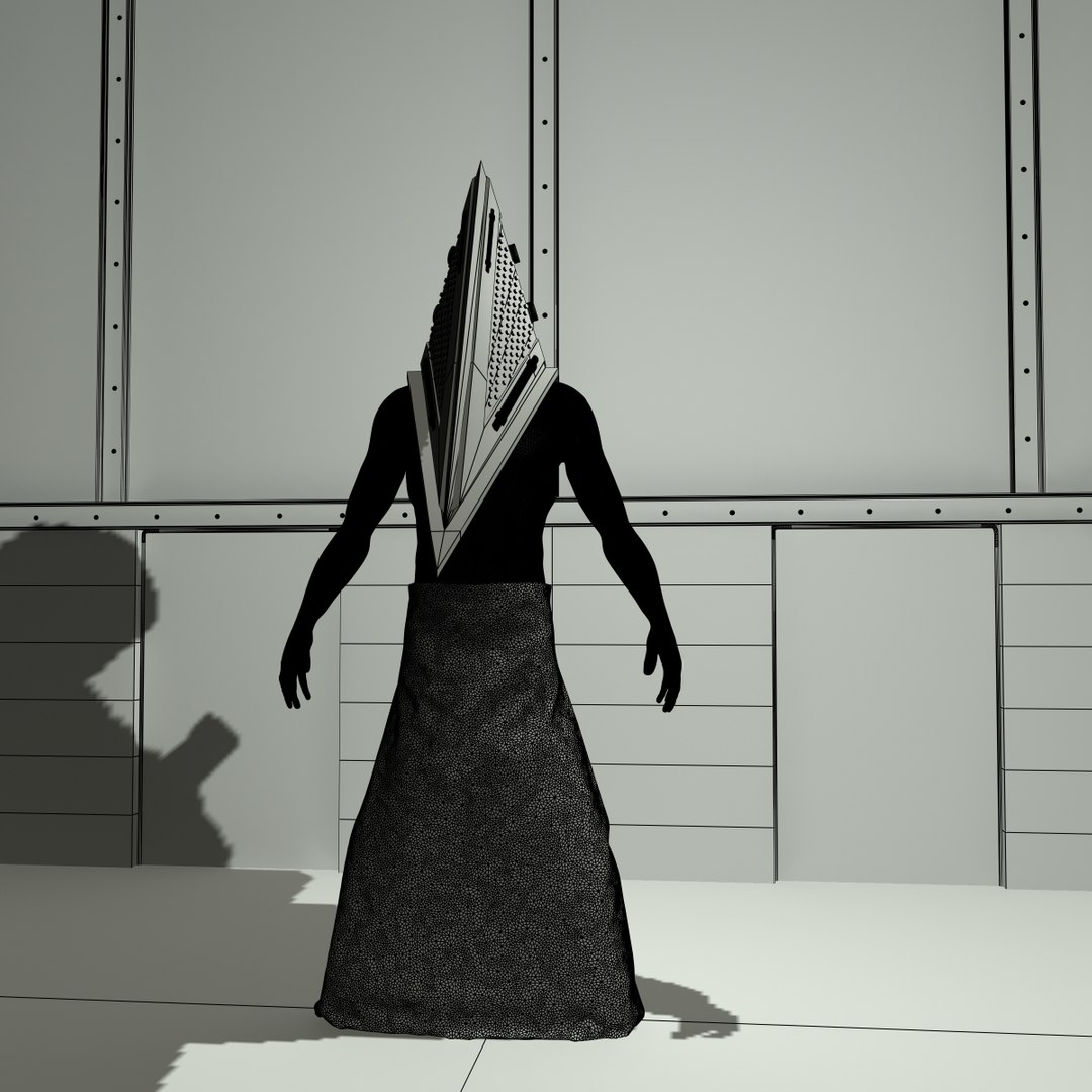 3d Model Scene Pyramid Head