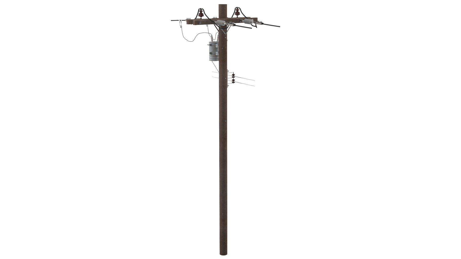 Utility Pole 3D Model - TurboSquid 2178844
