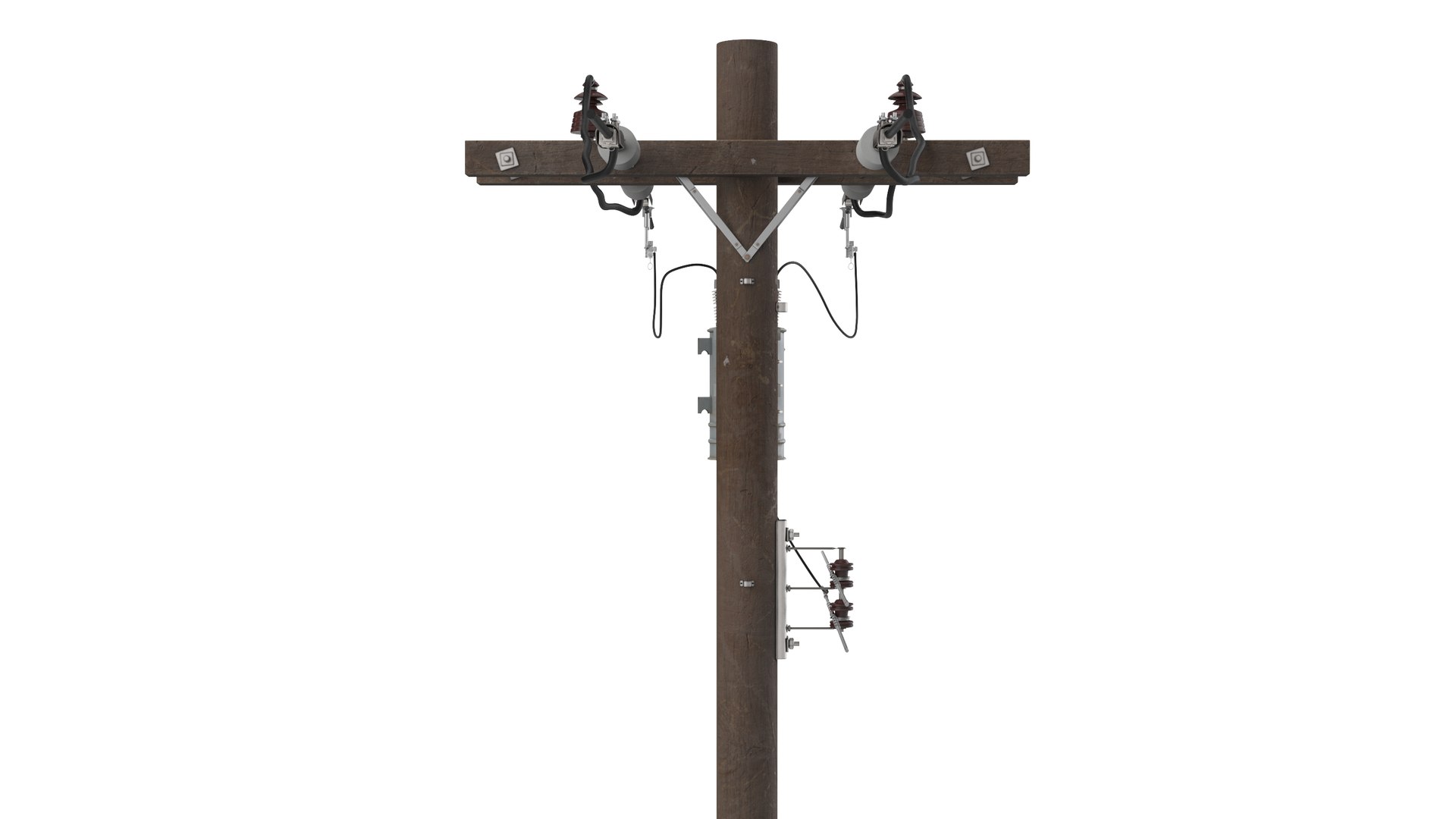 Utility Pole 3D Model - TurboSquid 2178844