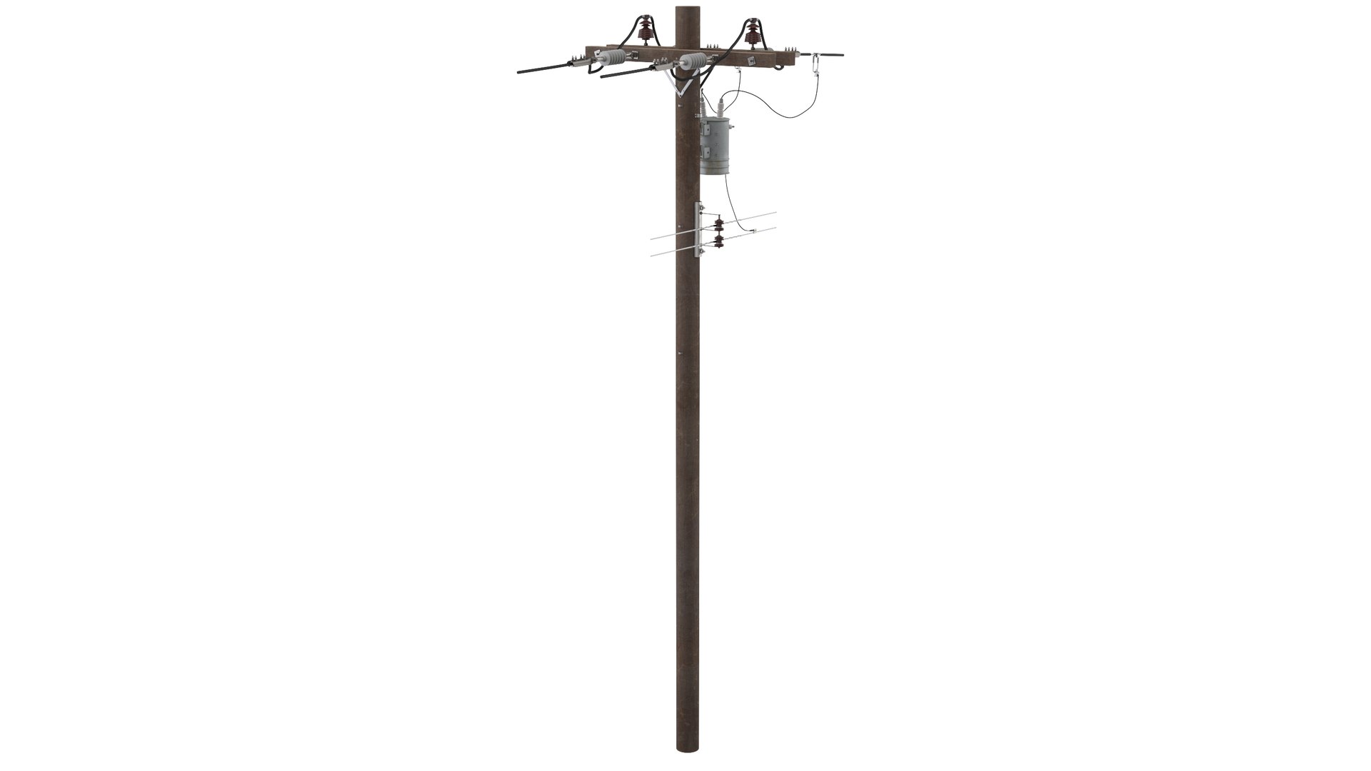 Utility Pole 3D Model - TurboSquid 2178844