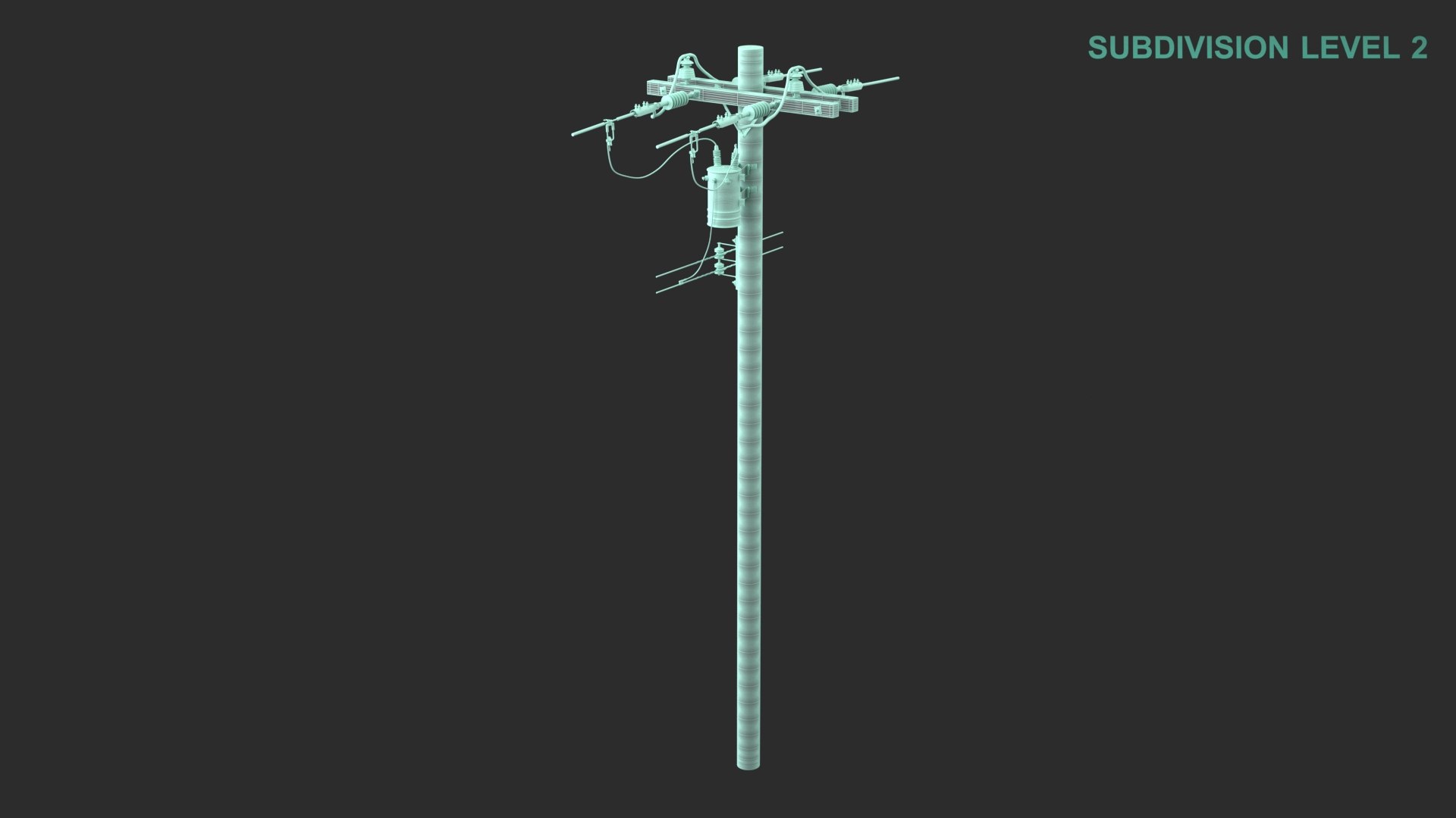 Utility Pole 3D Model - TurboSquid 2178844