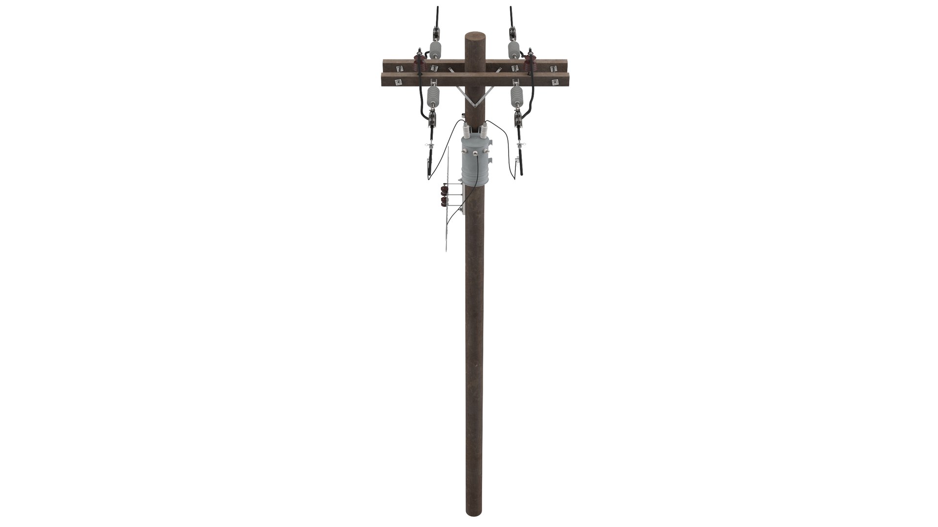 Utility Pole 3D Model - TurboSquid 2178844