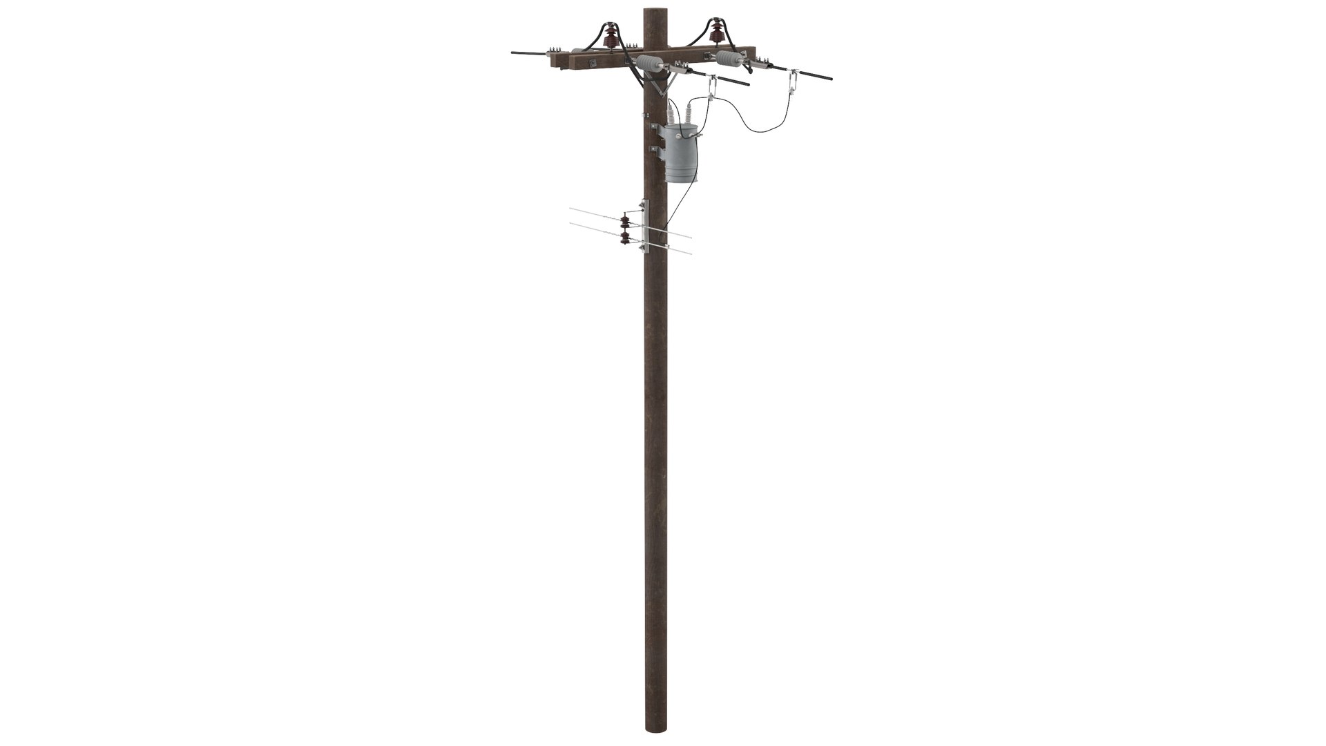 Utility Pole 3D Model - TurboSquid 2178844
