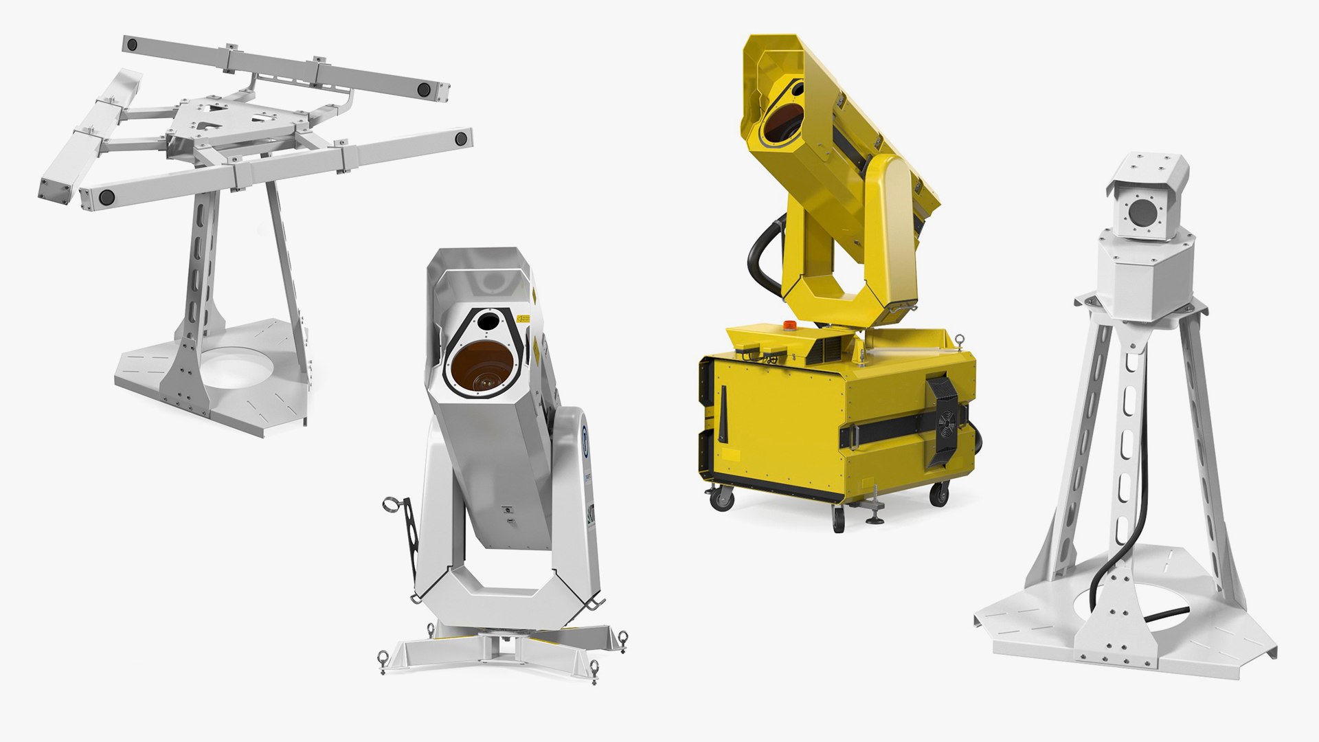3D Airport Detection System Scanners Collection 2 - TurboSquid 2104730