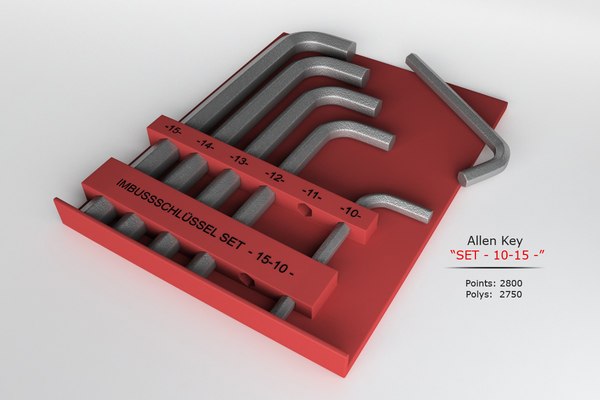 c4d set allen key 10-15