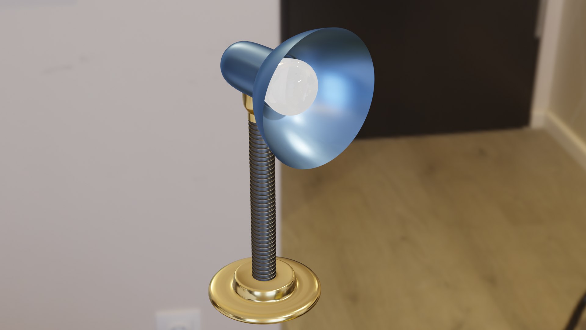 Lamp Blender Rigged Model - TurboSquid 1570577