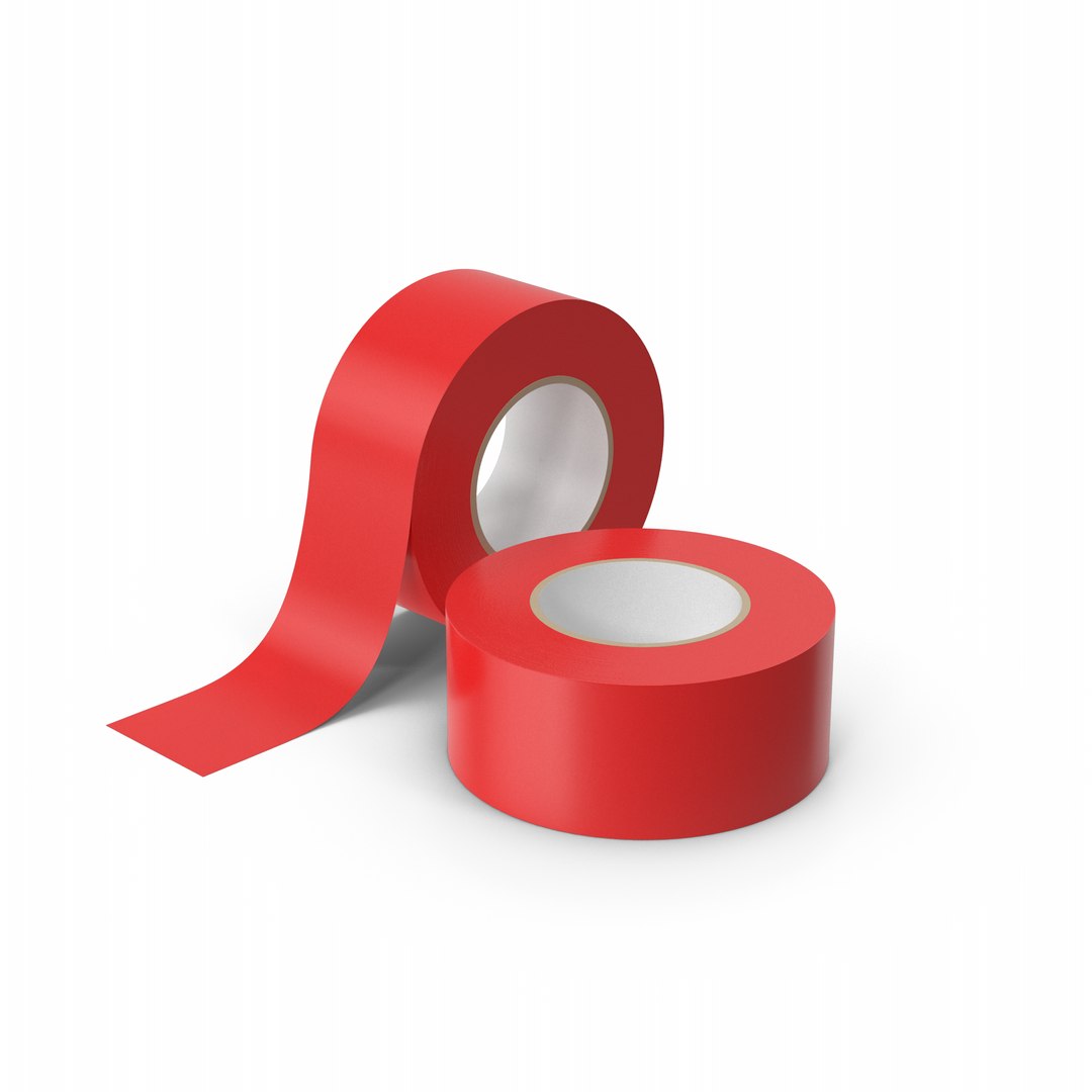 Red Tape 3D Model - TurboSquid 2295025