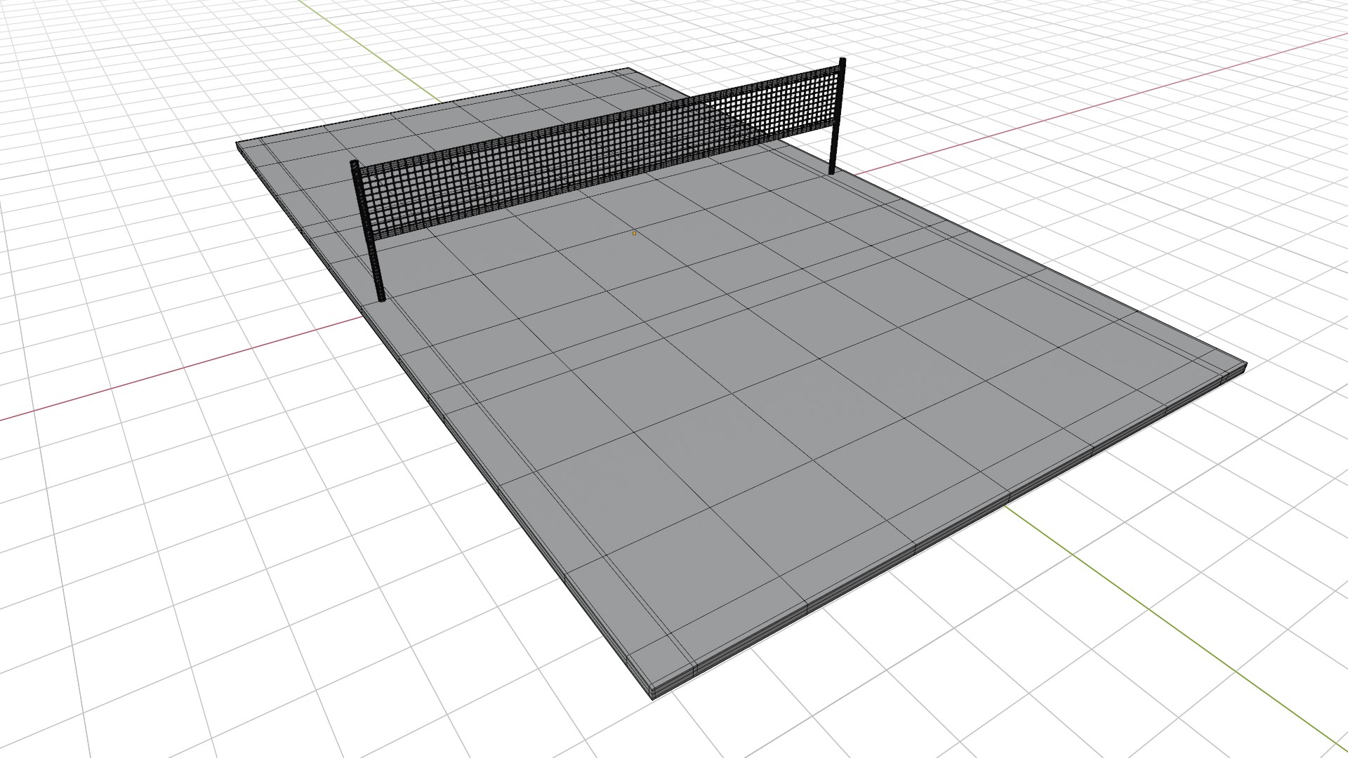 Volleyball Court 3D Model - TurboSquid 2091482