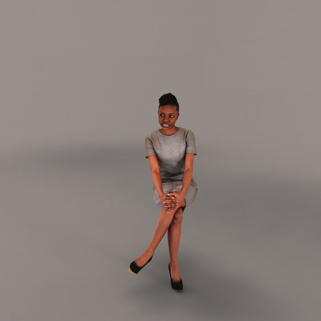 human architectural rig 3d model